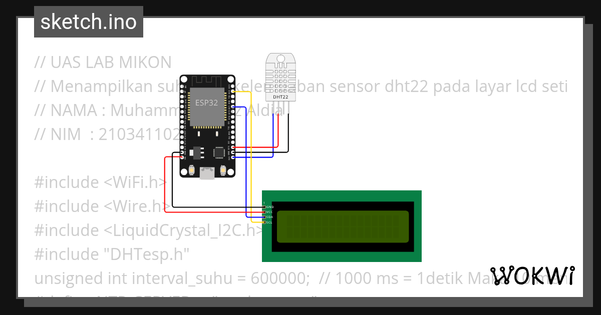 UAS MIKON_AYU ADELIA LP_2103411039_SOAL ESSAY IOT - Wokwi ESP32, STM32, Arduino Simulator