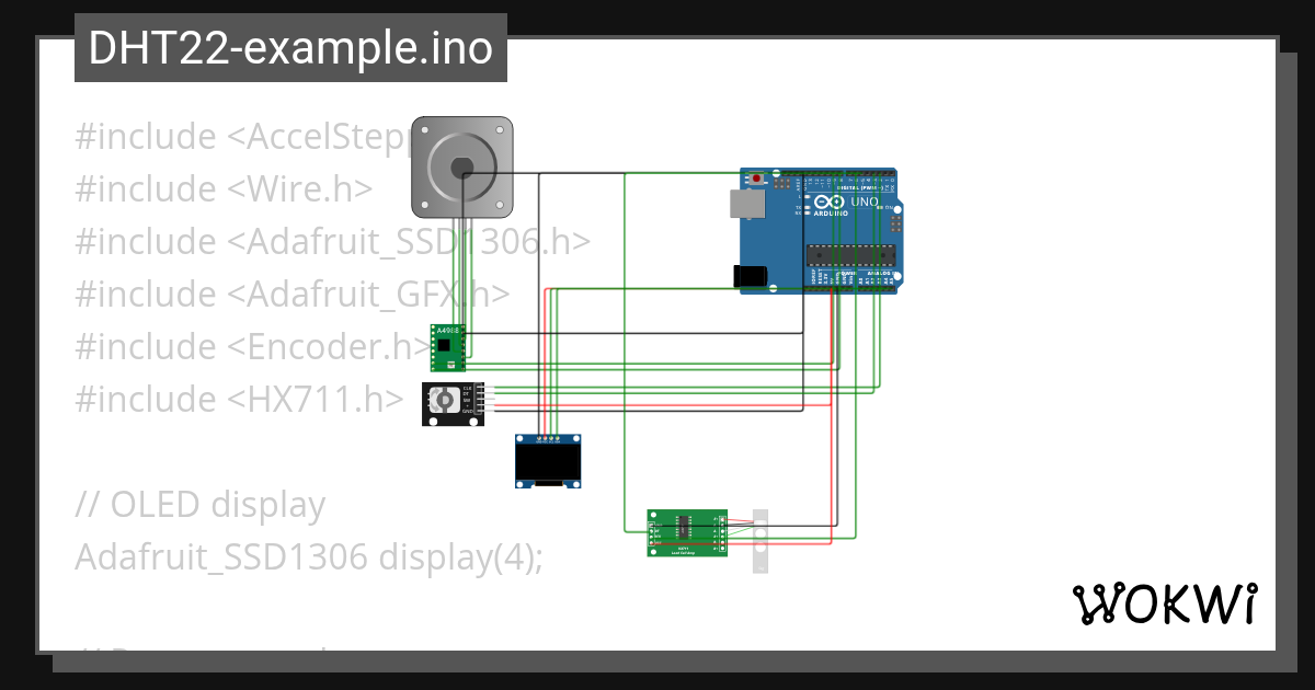 stepper with load cell.ino - Wokwi ESP32, STM32, Arduino Simulator
