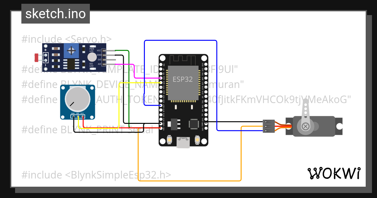Untitled project - Wokwi ESP32, STM32, Arduino Simulator