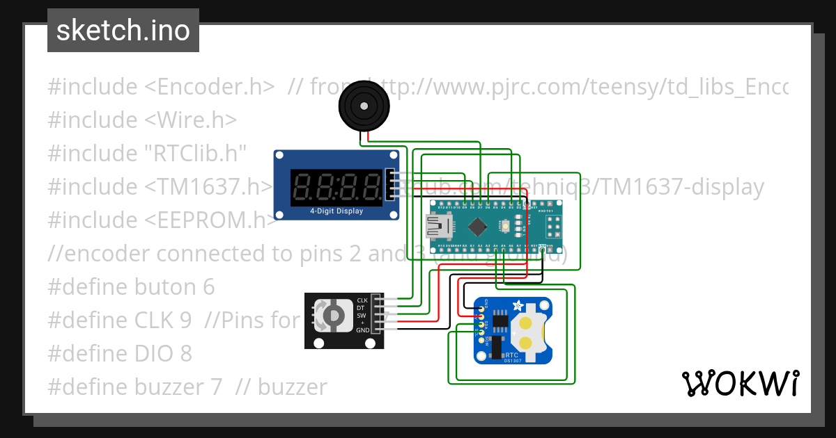 alarmclock - Wokwi ESP32, STM32, Arduino Simulator