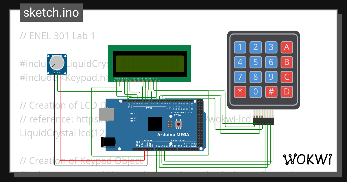 ENEL Lab 1 - Wokwi ESP32, STM32, Arduino Simulator