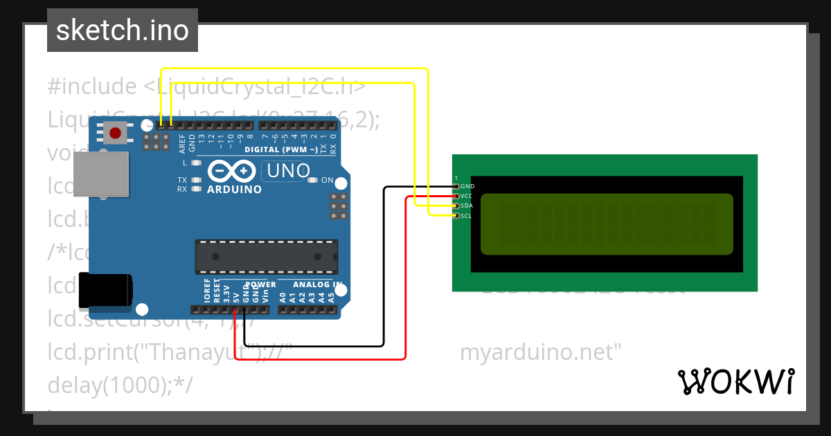 Thanayut week8 project - Wokwi ESP32, STM32, Arduino Simulator
