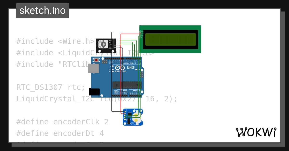 Arduino Rotary Menu Wokwi Esp32 Stm32 Arduino Simulator