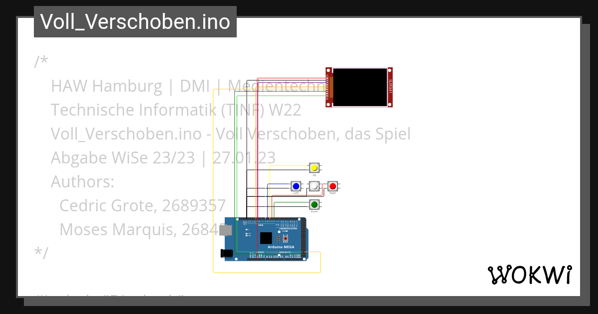 TINF - Voll Verschoben 27.01.2023 Abgabe - Wokwi ESP32, STM32, Arduino ... TINF - Voll Verschoben 27.01.2023 Abgabe - Wokwi ESP32, STM32, Arduino ...