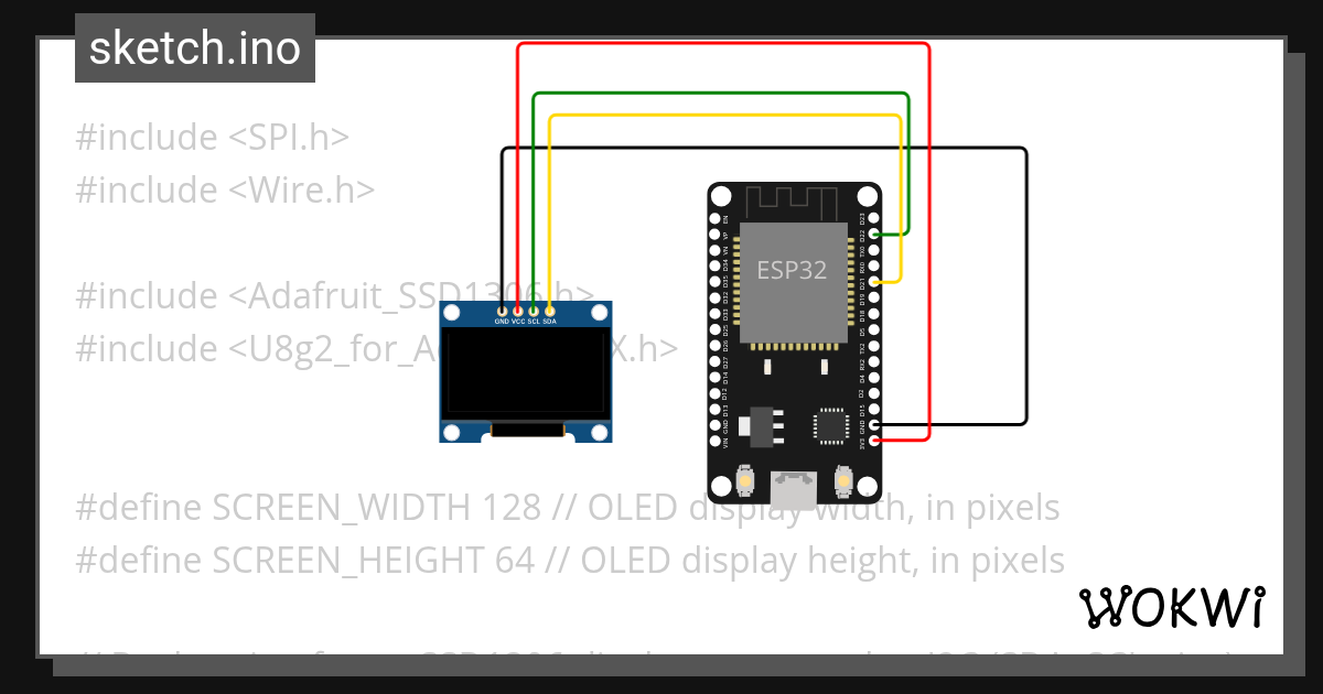 ESP32 OLED BUG copy - Wokwi ESP32, STM32, Arduino Simulator