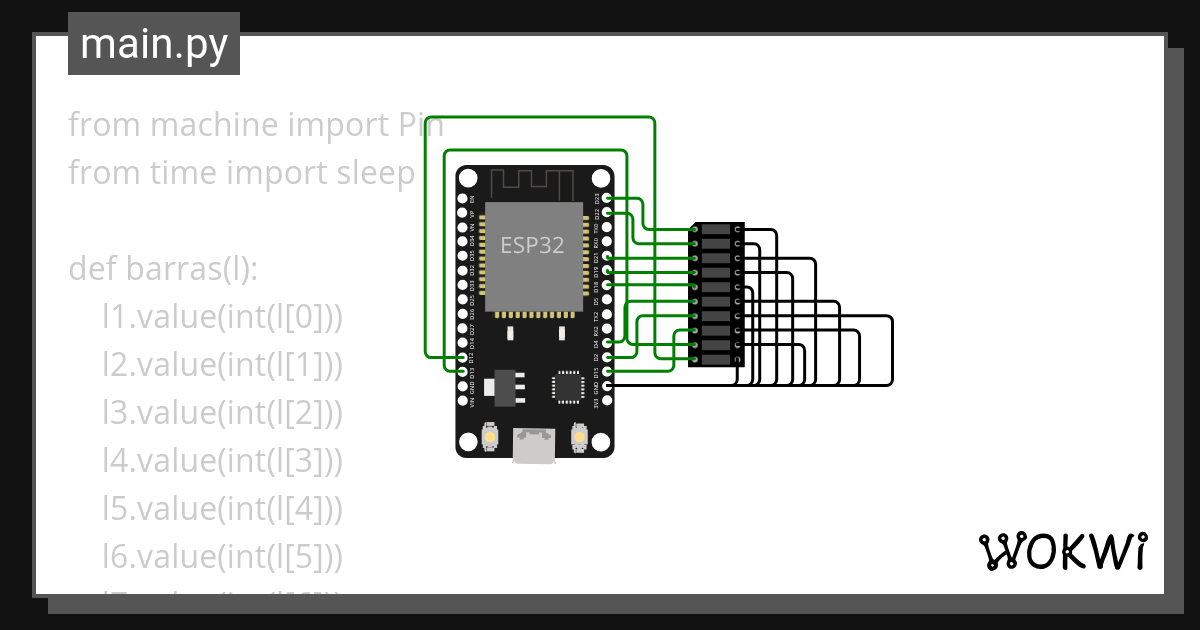 ejercicio2 - Wokwi ESP32, STM32, Arduino Simulator