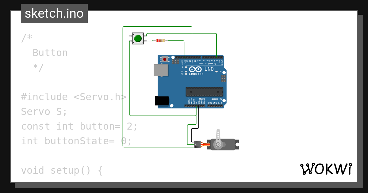 Servo Button Copy Wokwi Esp32 Stm32 Arduino Simulator 0641