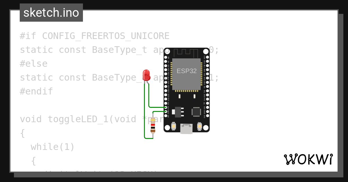 Rtosbasicproject Wokwi Esp32 Stm32 Arduino Simulator