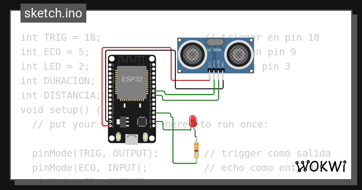 Esp32hcsro4 Wokwi Esp32 Stm32 Arduino Simulator