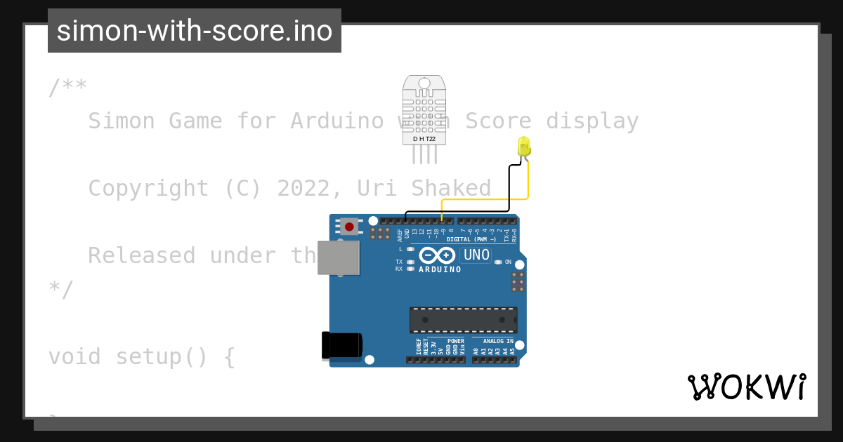 Simon With O Wokwi Esp32 Stm32 Arduino Simulator 