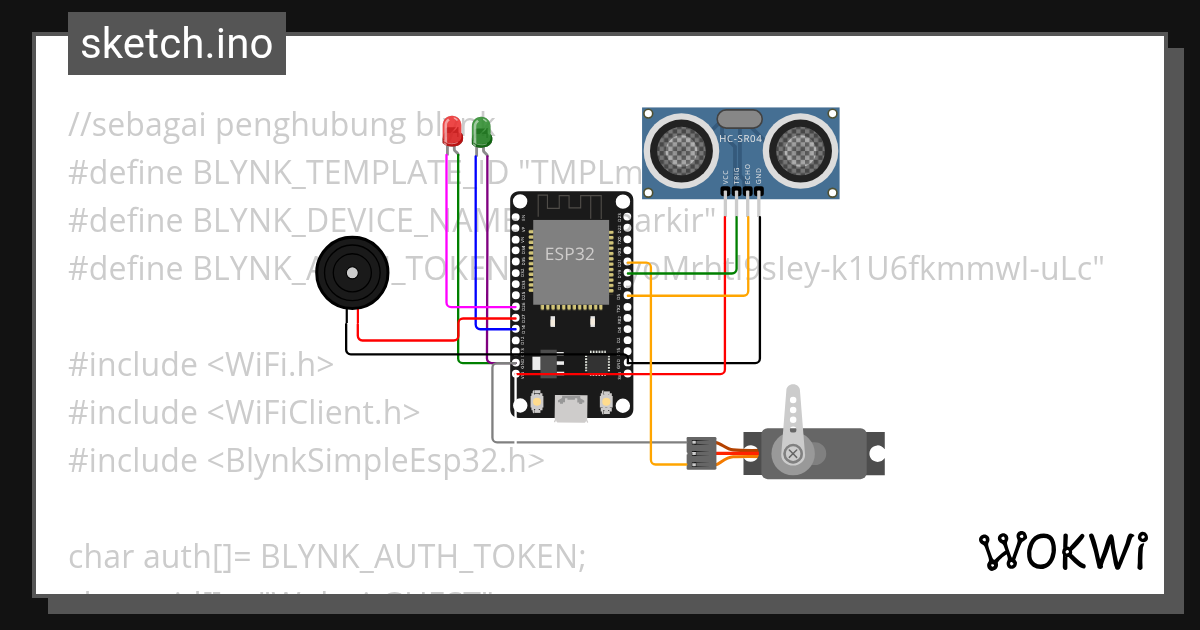 UAS LAB IOT - Wokwi ESP32, STM32, Arduino Simulator