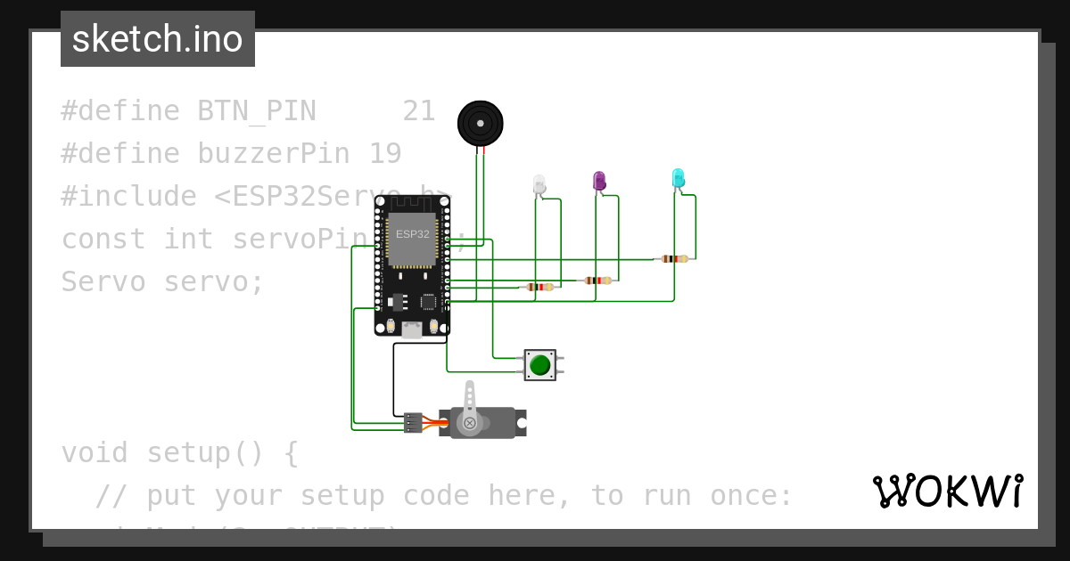 Alat Makan Oto Hamster Wokwi Esp32 Stm32 Arduino Simulator 6532