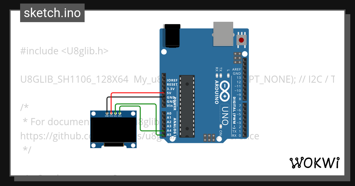 OLED Display Pt. 2 LAURA's LAZERS - Wokwi ESP32, STM32, Arduino Simulator