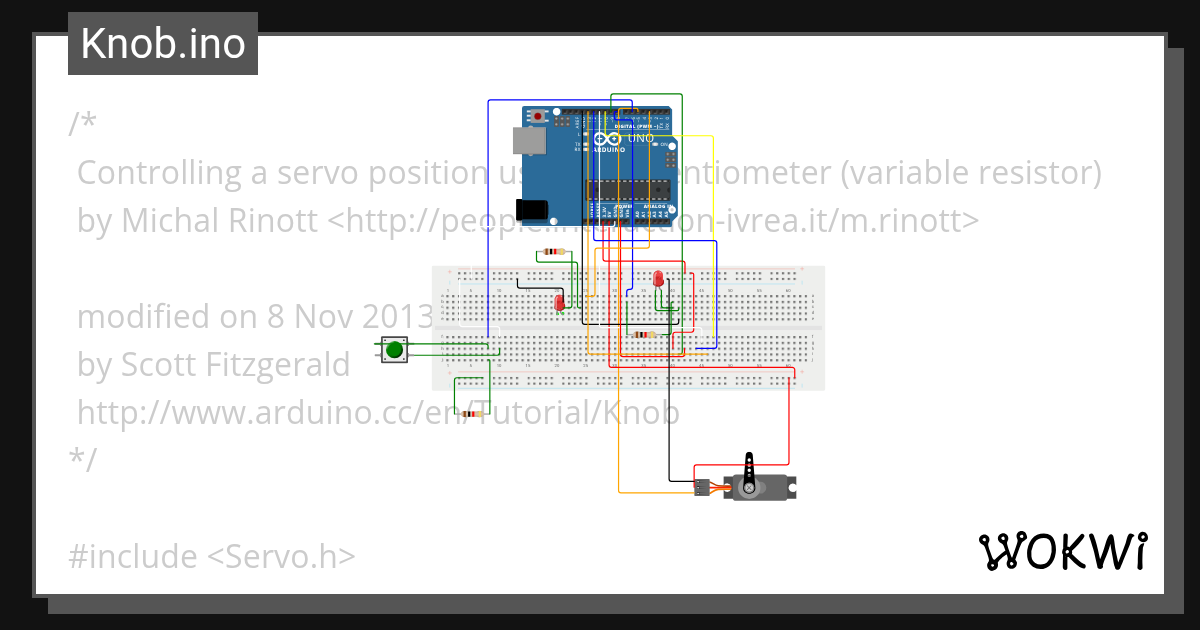 Knob.ino copy - Wokwi ESP32, STM32, Arduino Simulator