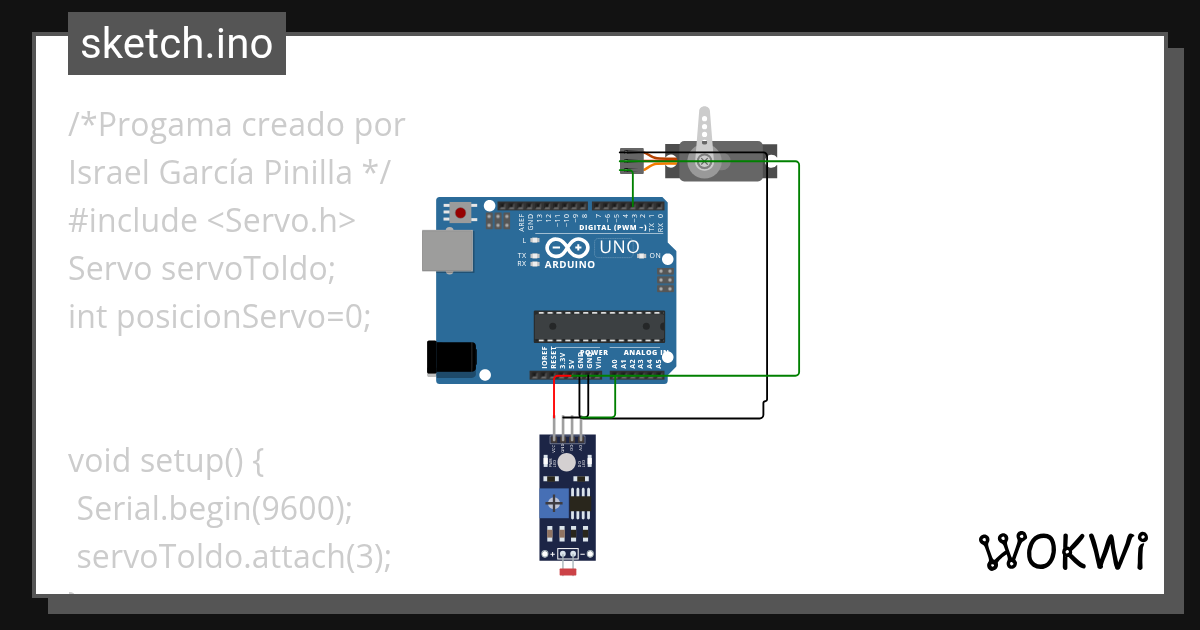 GARCIA PINILLA ISRAEL TOLDO SERVO LDR - Wokwi ESP32, STM32, Arduino ... GARCIA PINILLA ISRAEL TOLDO SERVO LDR - Wokwi ESP32, STM32, Arduino ...