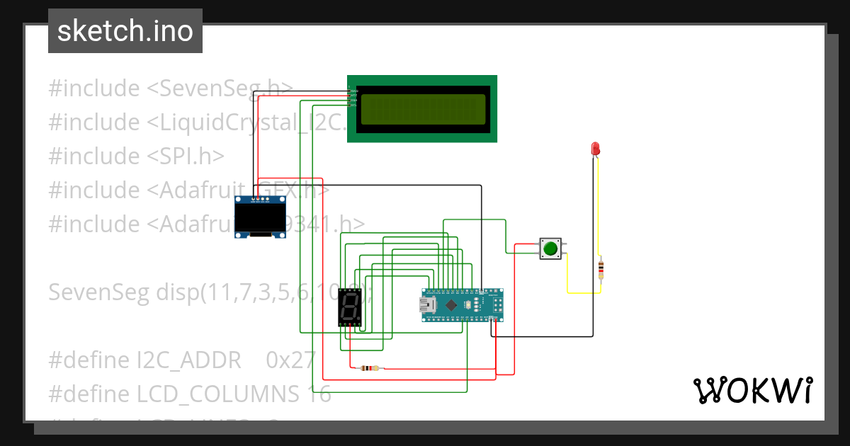 Display - Wokwi ESP32, STM32, Arduino Simulator
