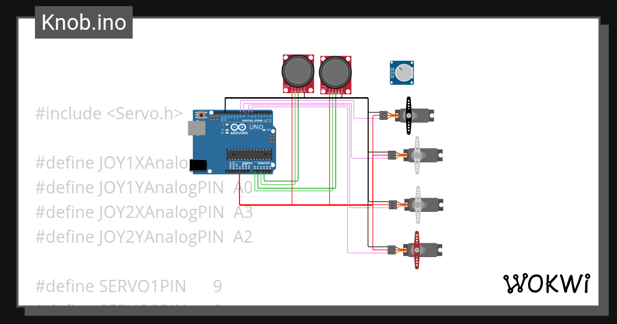 Knob.ino - Wokwi ESP32, STM32, Arduino Simulator
