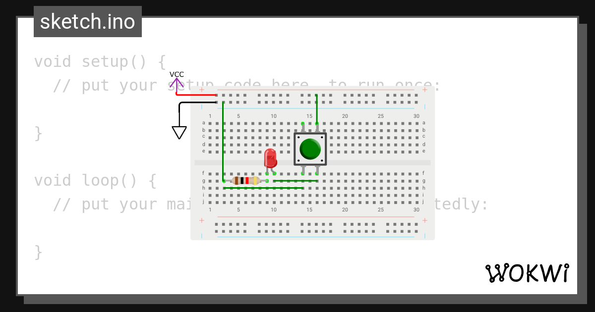 Blinking Led Wokwi Esp32 Stm32 Arduino Simulator 4098