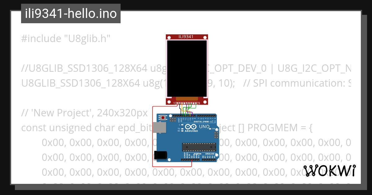 ili9341-hello.ino copy - Wokwi ESP32, STM32, Arduino Simulator