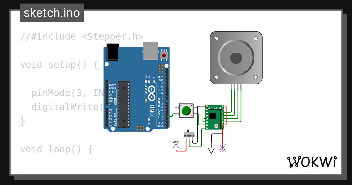 Stepper Motordriver Lc Wokwi Esp32 Stm32 Arduino Simulator