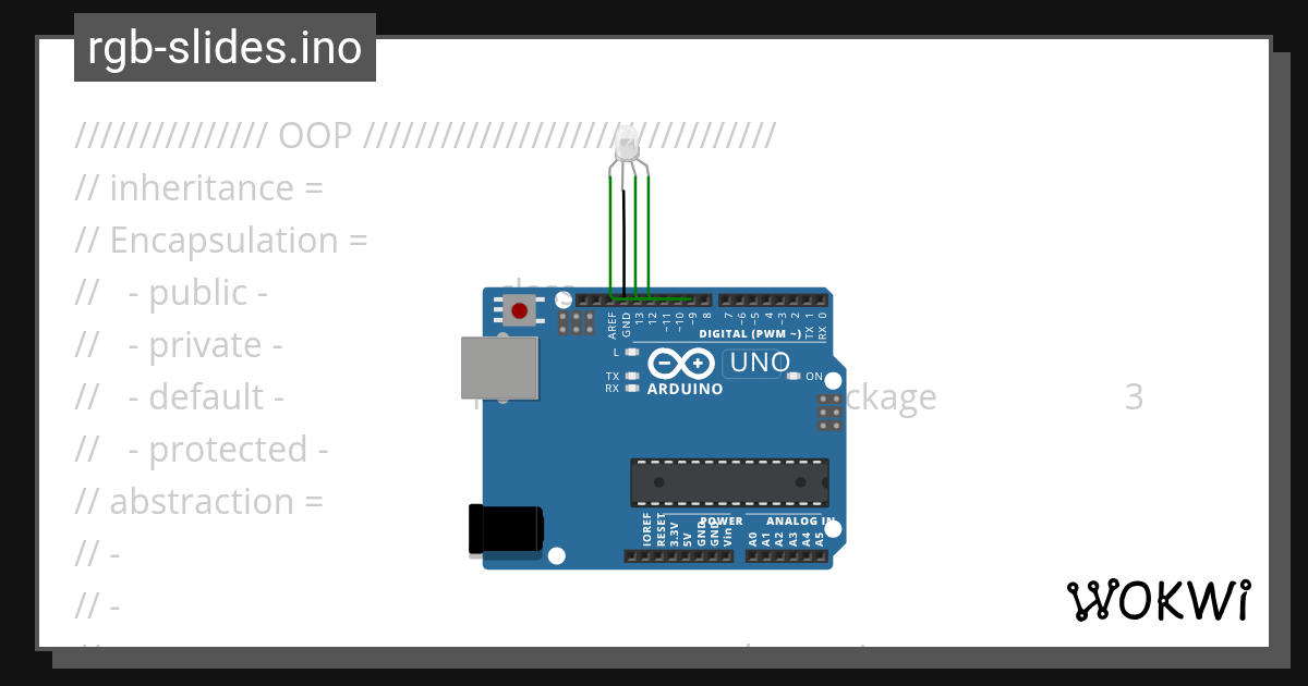 Sun's OOP arduino project - Wokwi ESP32, STM32, Arduino Simulator