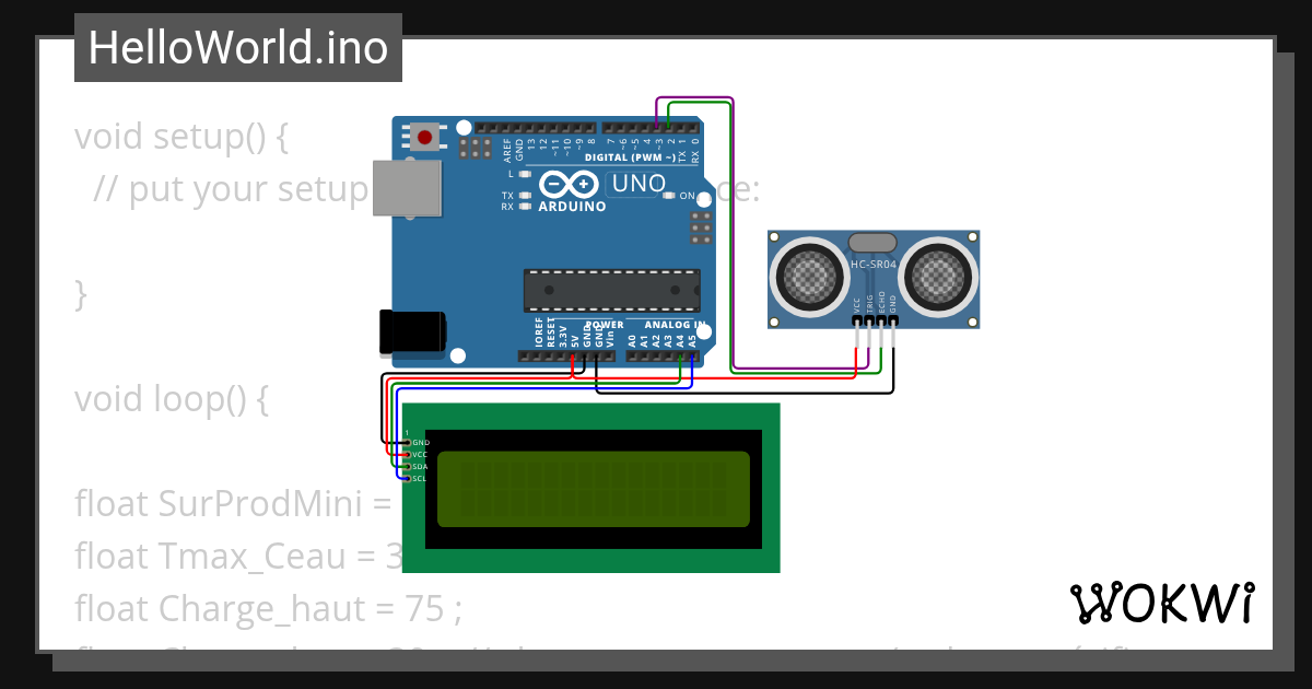 A Virtual Tape Measure copy - Wokwi ESP32, STM32, Arduino Simulator