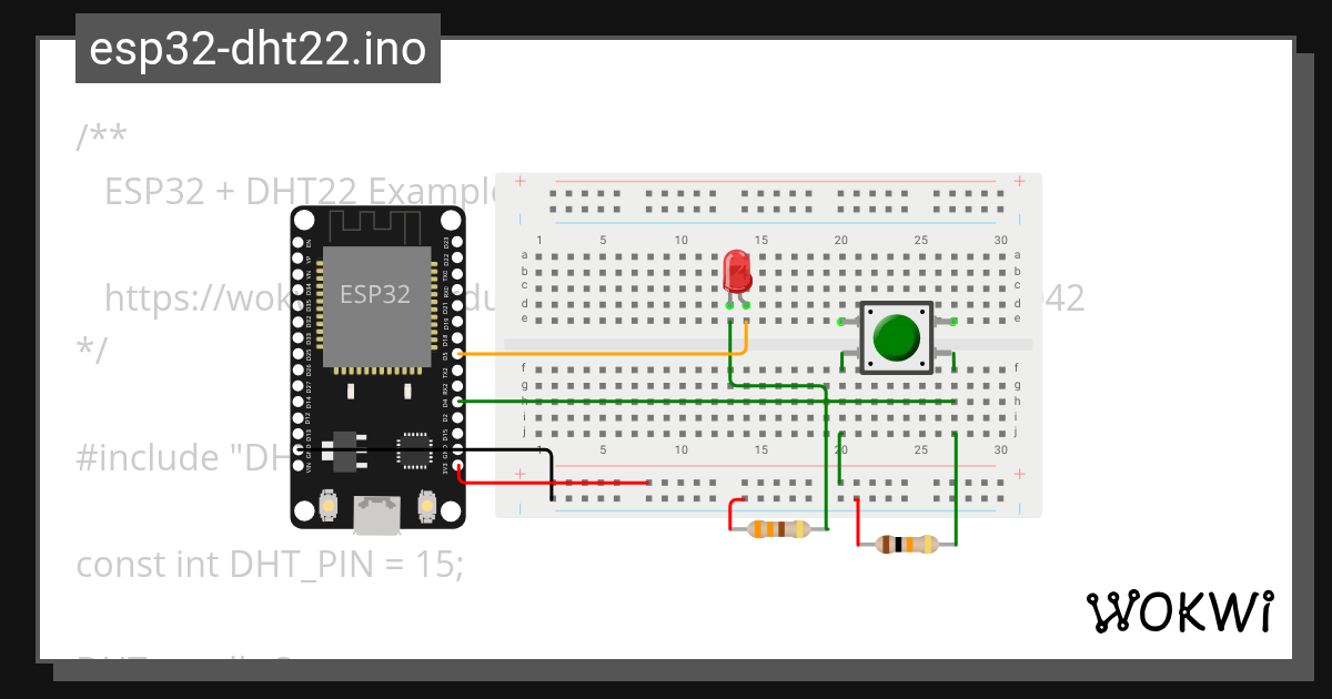 esp32-dht22.ino copy - Wokwi ESP32, STM32, Arduino Simulator esp32-dht22.ino copy - Wokwi ESP32, STM32, Arduino Simulator