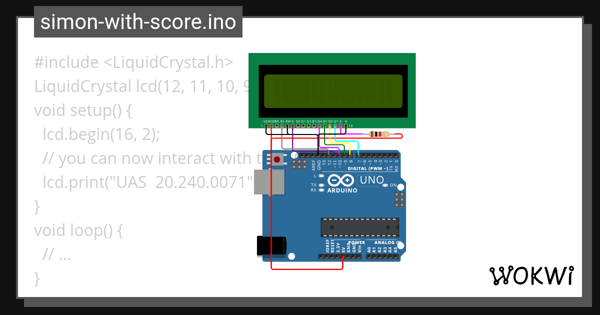 UAS - output-lcd copy - Wokwi ESP32, STM32, Arduino Simulator