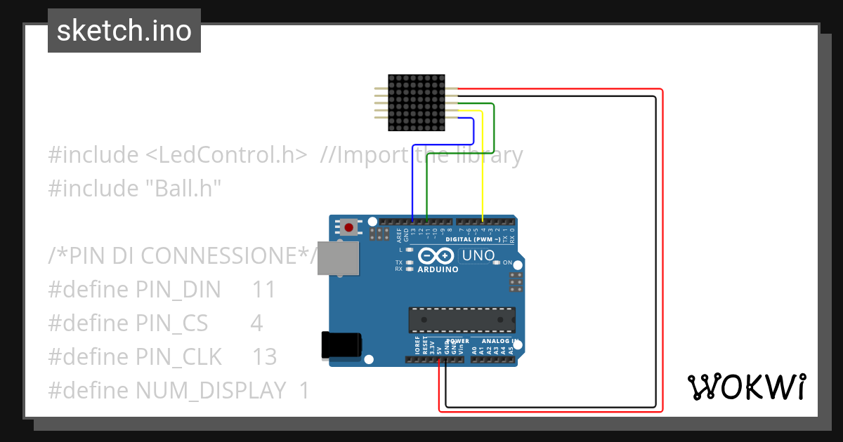 Matrix Ball 1 Wokwi Esp32 Stm32 Arduino Simulator 7732