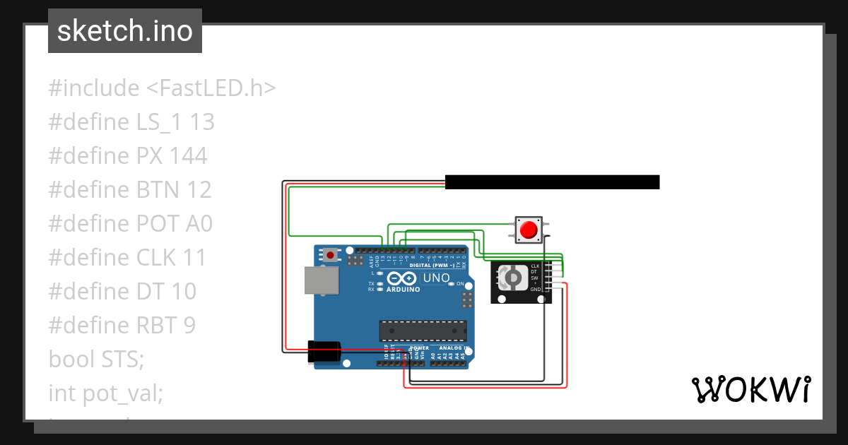 LED_STRIP - Wokwi ESP32, STM32, Arduino Simulator