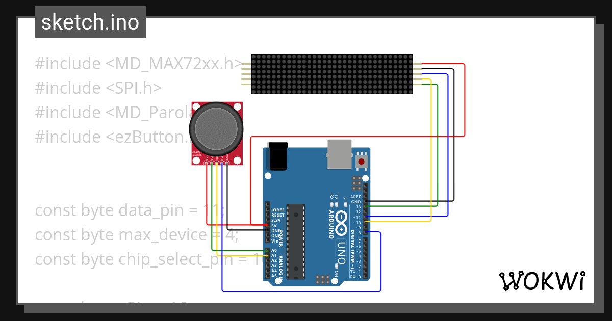Joystick - Wokwi ESP32, STM32, Arduino Simulator
