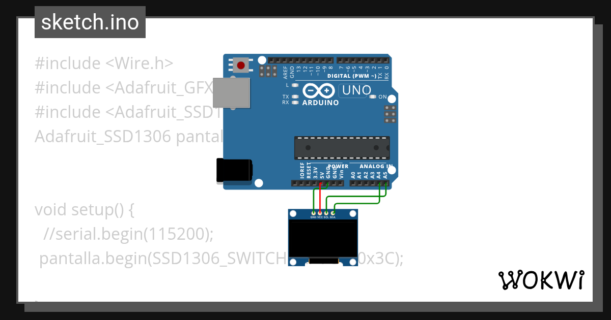Pantalla Oled Ej 1 Wokwi Esp32 Stm32 Arduino Simulator 6419