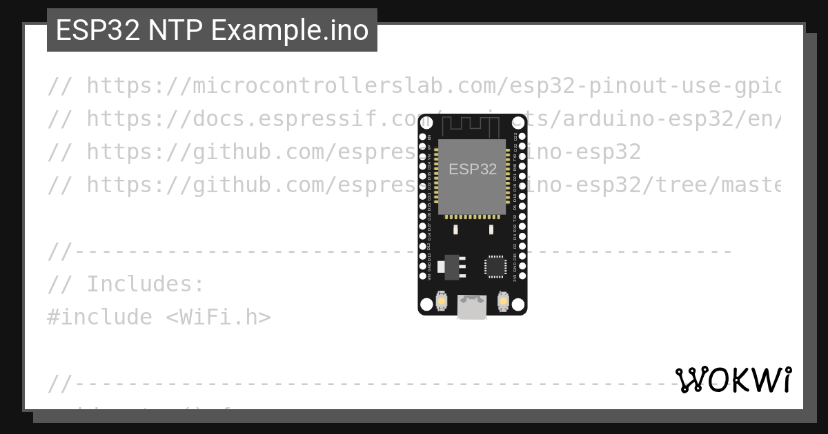 Esp32 Ntp O Copy Wokwi Esp32 Stm32 Arduino Simulator 9281