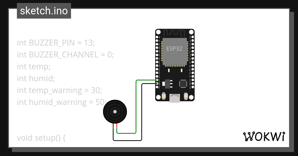 Buzzer Wokwi Esp32 Stm32 Arduino Simulator 2449