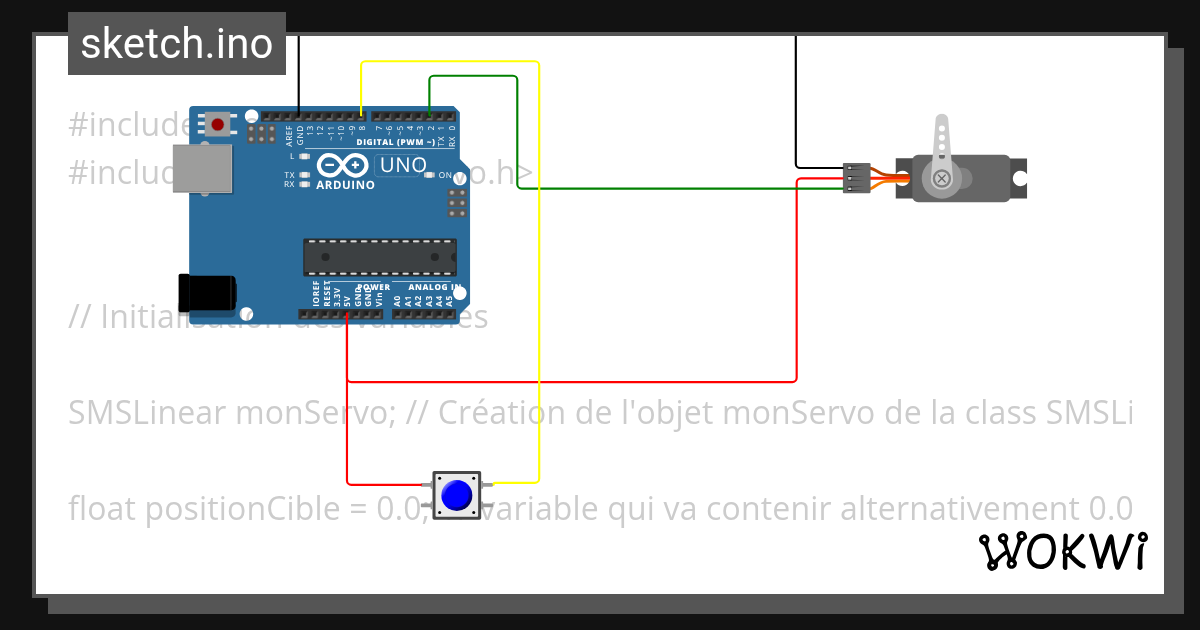 Rampe led pour moniteur Arduino - Wokwi ESP32, STM32, Arduino Simulator