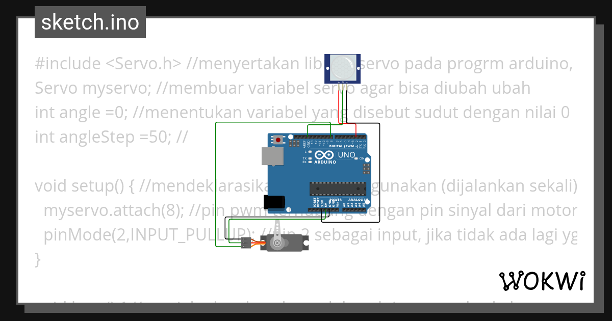 Automatic Handsanitizer - Wokwi ESP32, STM32, Arduino Simulator