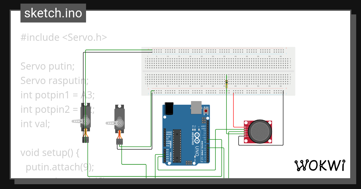 one input two output - Wokwi ESP32, STM32, Arduino Simulator