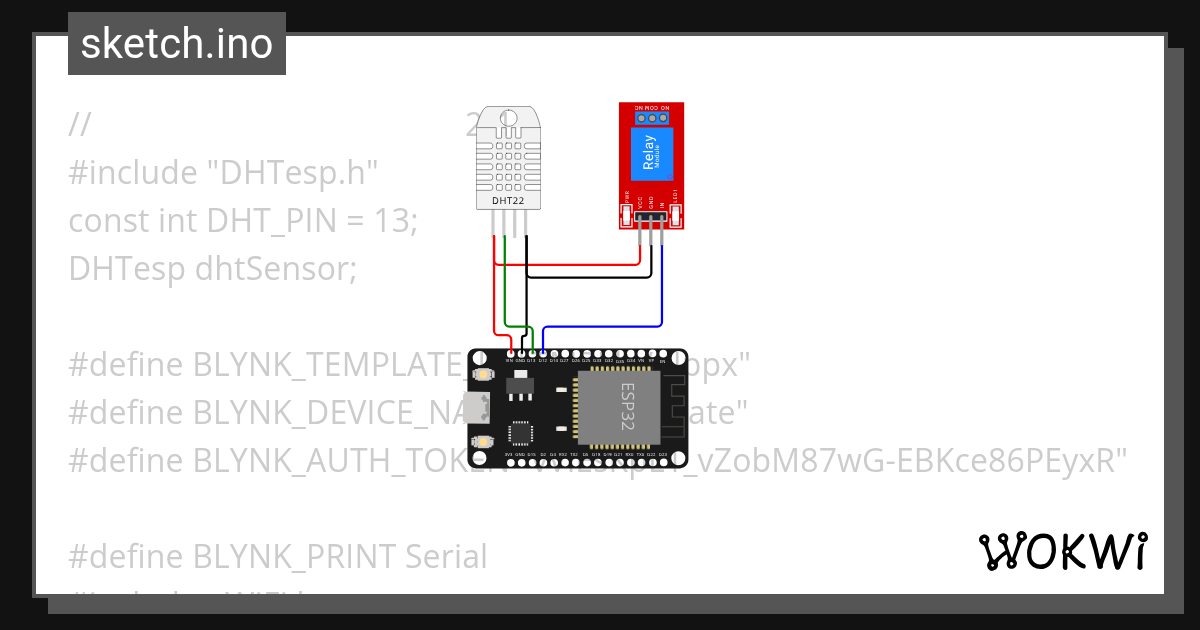 Work 8 Dht Blynk Wokwi Esp32 Stm32 Arduino Simulator