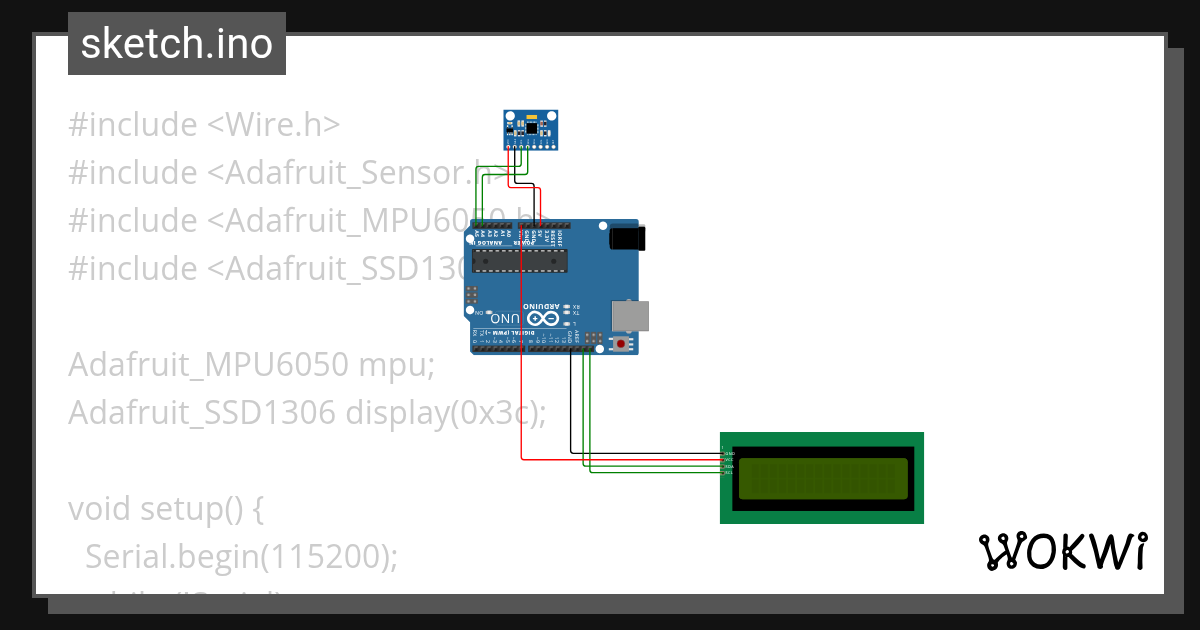 01 Mpu6050 Wokwi Esp32 Stm32 Arduino Simulator 