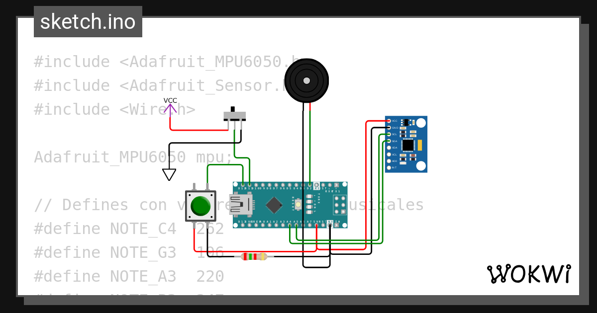Alarma Wokwi Arduino And Esp32 Simulator