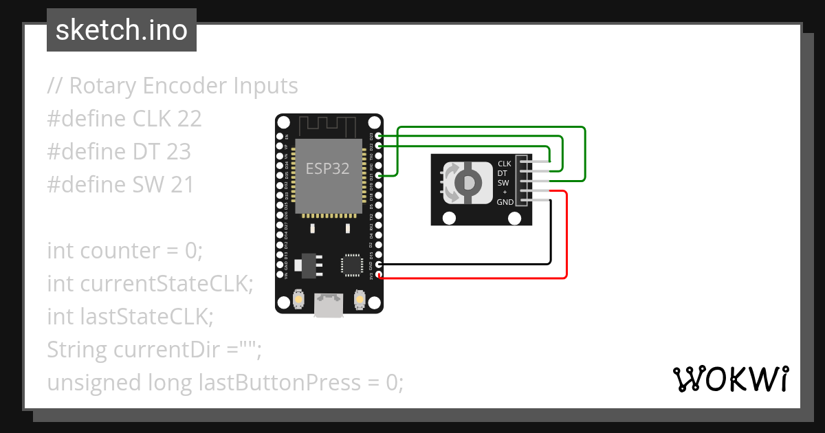 rodillo 3 - direccion ONLY - Wokwi ESP32, STM32, Arduino Simulator