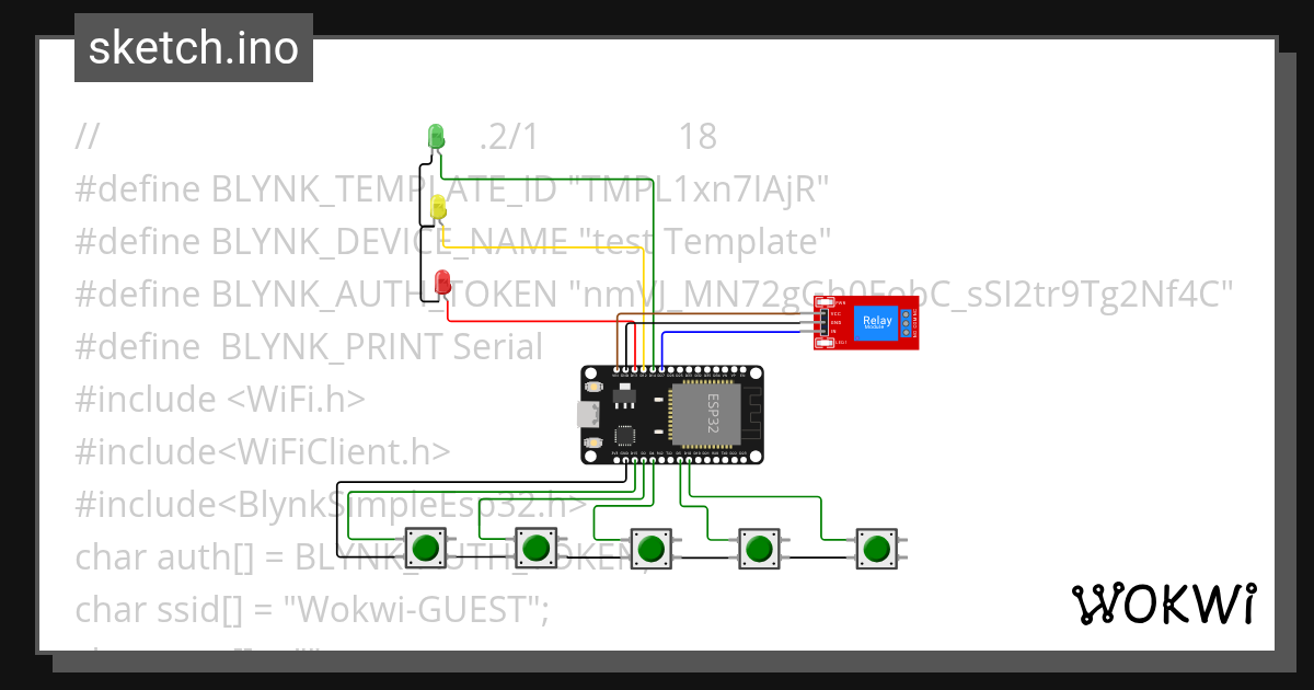 work9.2 - Wokwi ESP32, STM32, Arduino Simulator