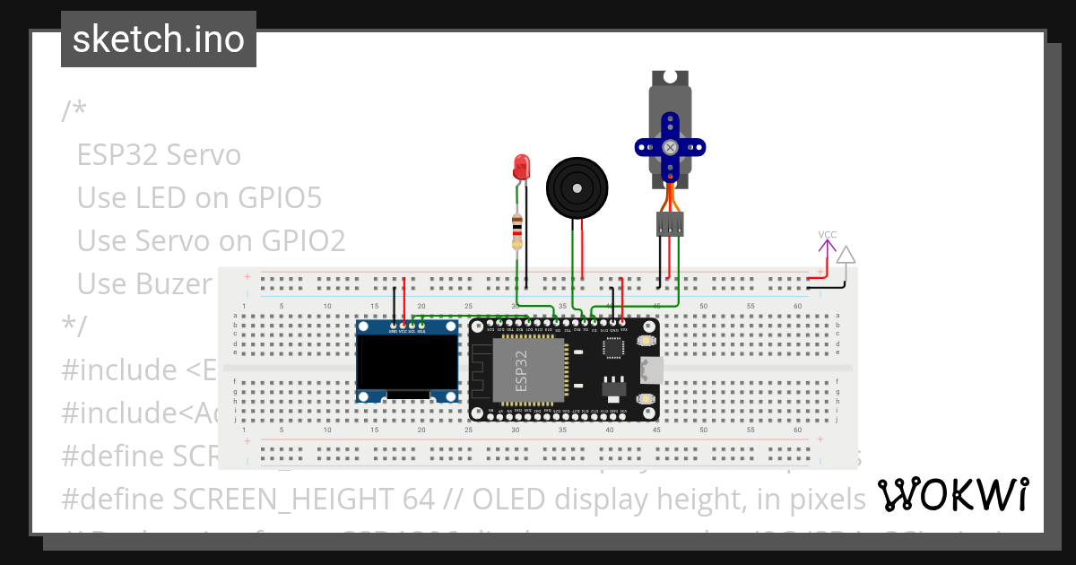 ServoESp32 - Wokwi ESP32, STM32, Arduino Simulator