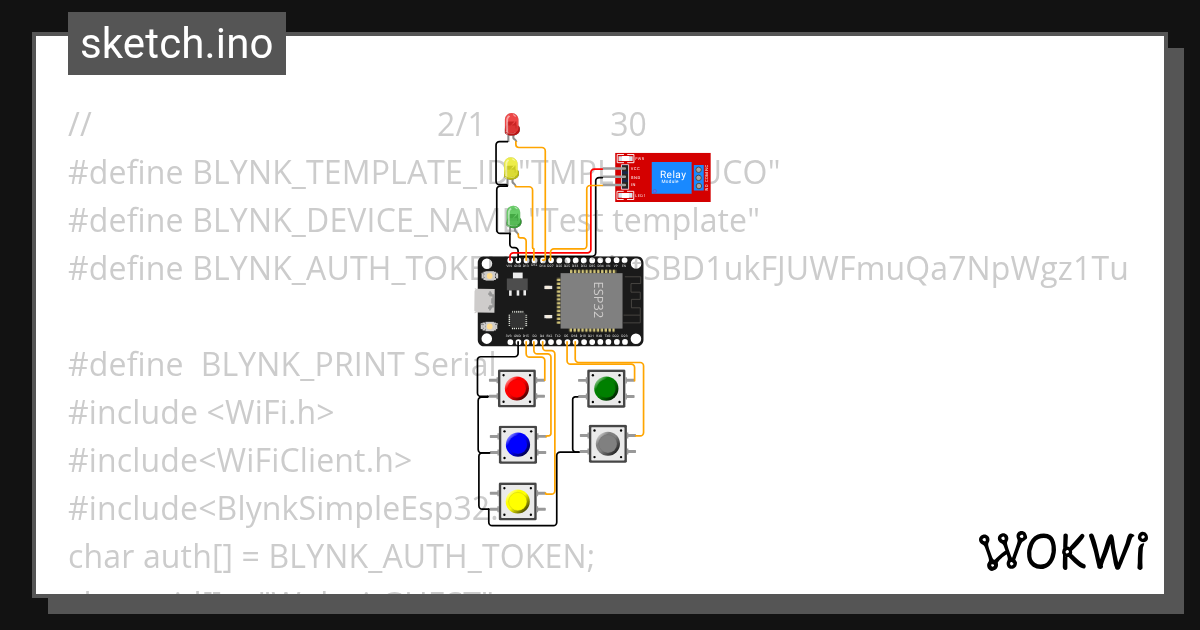 Work 09 - Wokwi ESP32, STM32, Arduino Simulator
