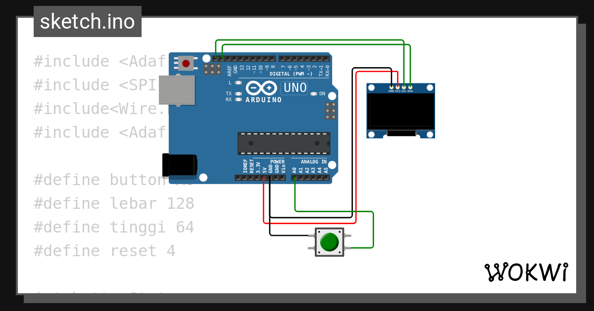 Oled Count Wokwi Esp32 Stm32 Arduino Simulator