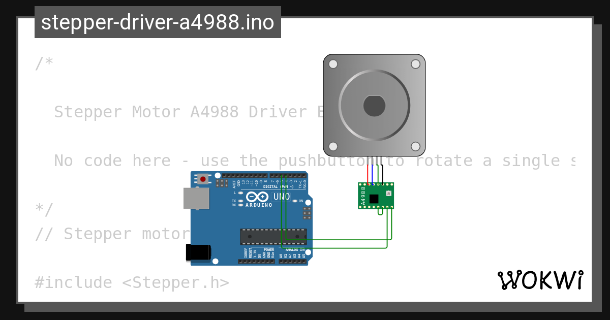 Stepper Driver O Copy Wokwi Esp32 Stm32 Arduino Simulator 5600