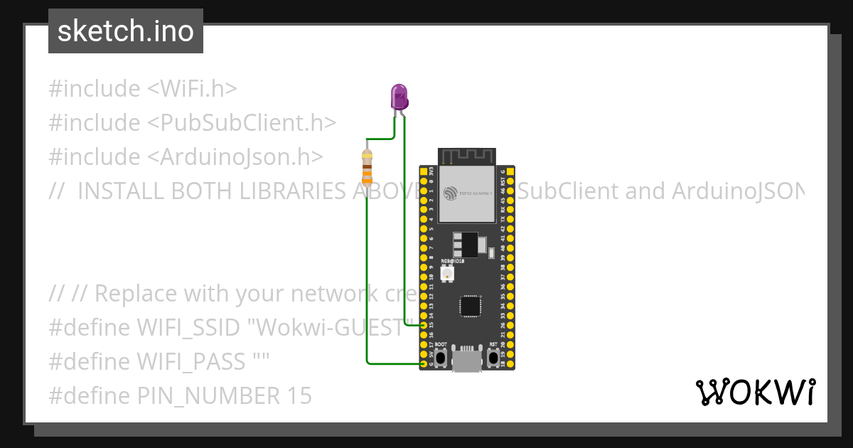mqtt fanspeed octoprint - Wokwi ESP32, STM32, Arduino Simulator