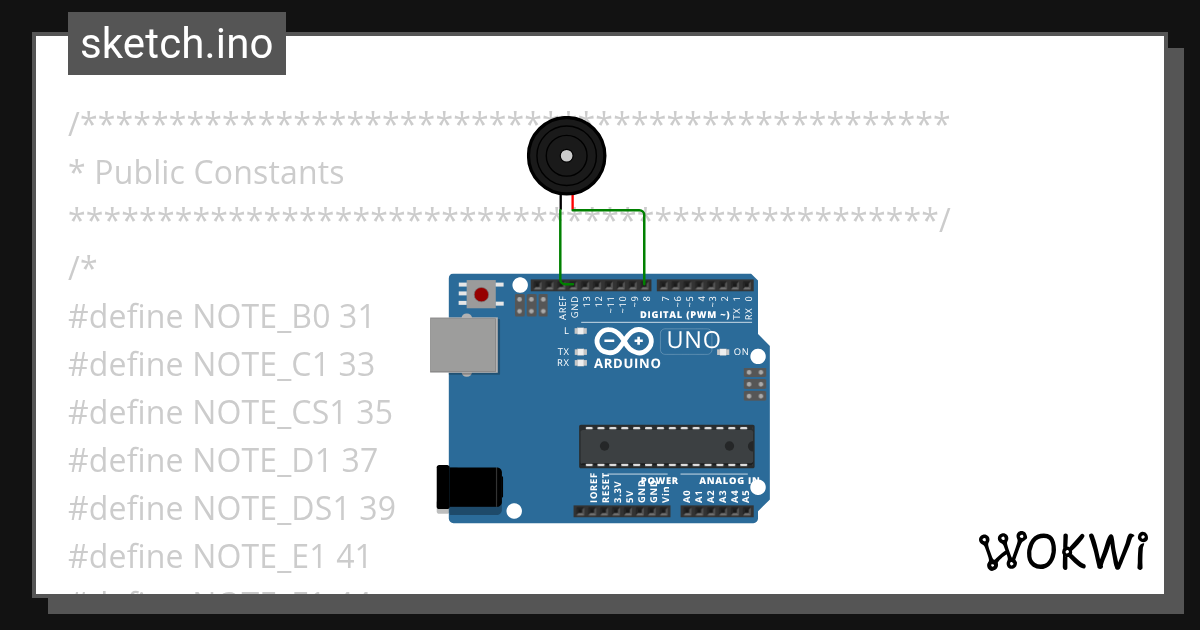 Melody - Wokwi ESP32, STM32, Arduino Simulator