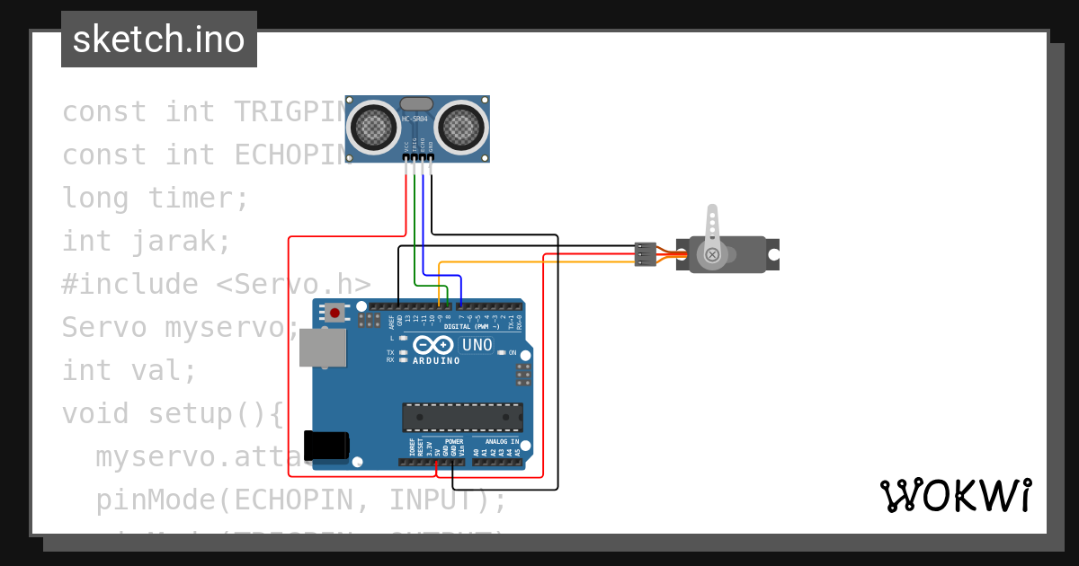 Palang Jalan Wokwi Esp32 Stm32 Arduino Simulator