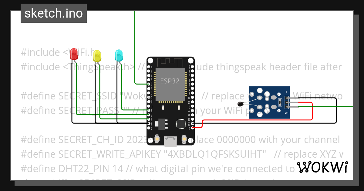 Ex14.ino - Wokwi ESP32, STM32, Arduino Simulator
